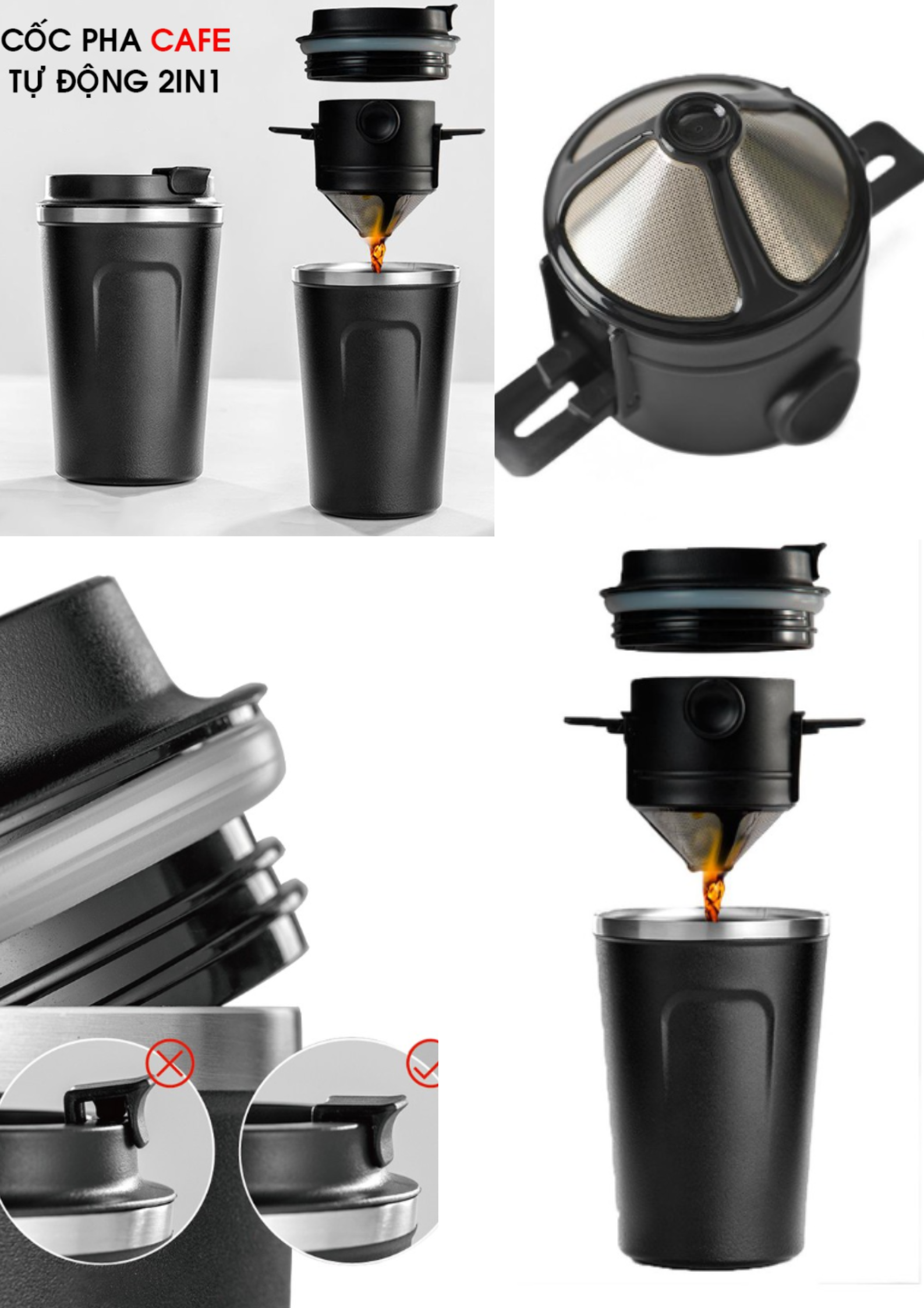 Ly cafe giữ nhiệt - QUÀ TẶNG NGUYÊN LÊ