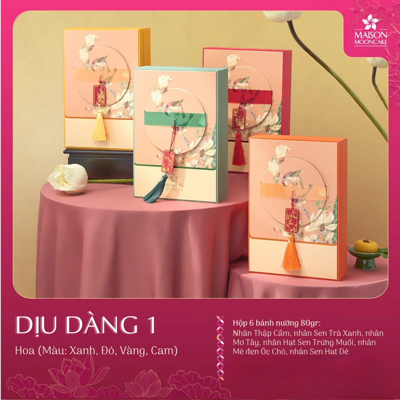 Bánh Trung Thu Maison Mooncake - QUÀ TẶNG NGUYÊN LÊ